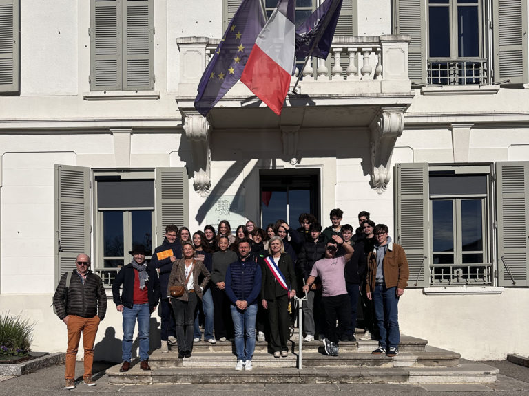 1ère STMG, rencontre à la mairie de Saint-Didier - Lycée Chevreul Saint Didier